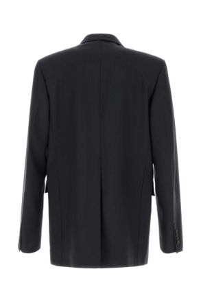Gucci Mens Graphite Twill Blazer Spacegrey Giacche E Gilet