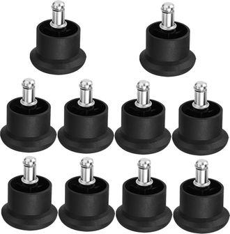 DOITOOL 10 Stück Teiliges Bürostuhl füße aus Robustem Material mit Rutschfesten Dicken Pads Schwere Bodenschutz Pads für Parkett und Teppich Stabile Sichere S