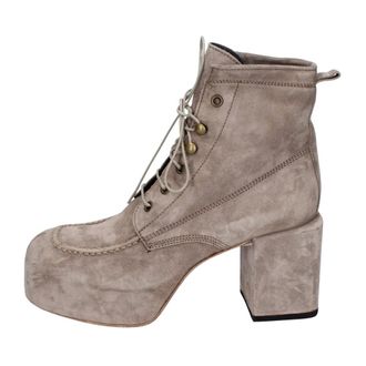 Moma Moma, Femme, Chaussures, Gris, Taille: 37 EU Bottines en daim