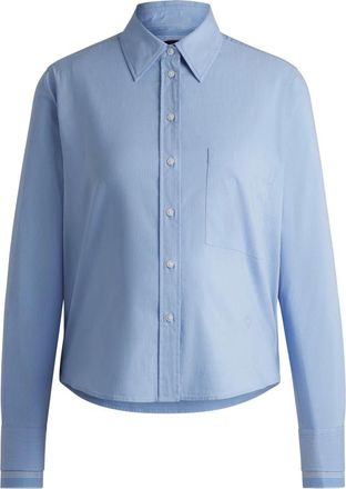 HUGO BOSS Damen, Blusen & Hemden, Blau, MGr&ouml;&szlig;e