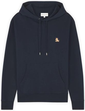 Maison Kitsun&eacute; Homme, Sweatshirts et sweats &agrave; capuche, Bleu, Taille: L Chillax Patch Regular Sweat &agrave; capuche