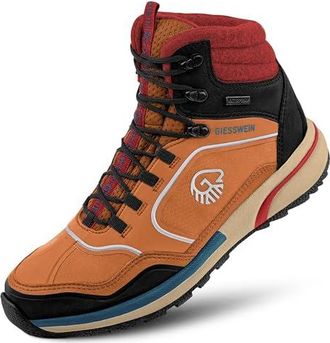 Giesswein Wool Cross X Alpine Hommes Rouille 41 - Bottes de randonnée imperméables pour Hommes, Chaussures de Trekking en 100% Laine mérinos, Bottes de Montagne