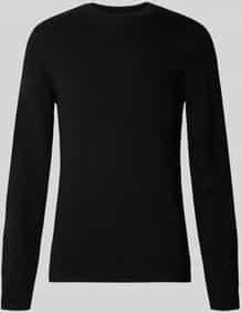Mc Neal Strickpullover aus Baumwoll-Kaschmir-Mix mit Rundhalsausschnitt