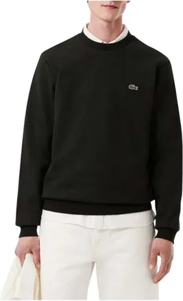 Lacoste Homme, Sweatshirts et sweats &agrave; capuche, Noir, Taille: S Classic Fit Fleece SweaT-shirt
