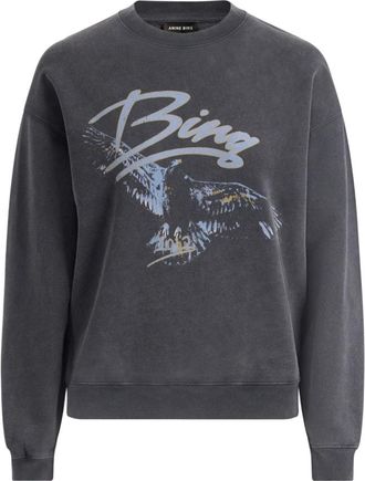 Anine Bing Femme, Sweatshirts et sweats &agrave; capuche, Noir, Taille: 38 FR Spencer SweaT-shirt