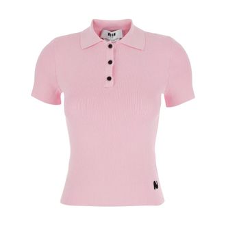 Msgm Msgm, Damen, Strickwaren, Rosa, SGr&ouml;&szlig;e
