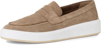 Marco Tozzi by Guido Maria Kretschmer Herren Slipper aus Leder mit dicker Sohle, Braun (Taupe), 45 EU