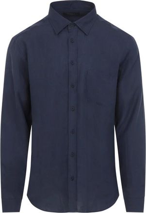 Sease Sease, Homme, Chemises, Bleu, Taille: M Chemise Boutonn&eacute;e en Chanvre