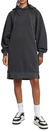 G-Star G-Star Damen Overdyed Hooded Sweater Kleid, Schwarz (dk Black gd D26471-D688-B564), XS