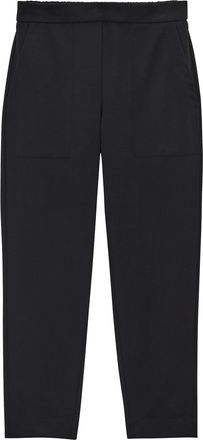 someday Damen City Pants | Schlupfhose Charlie Utility Relaxed aus Viskose Mix Black, 34