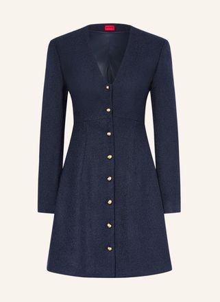 HUGO BOSS Hugo Tweed-Kleid Kanegi blau