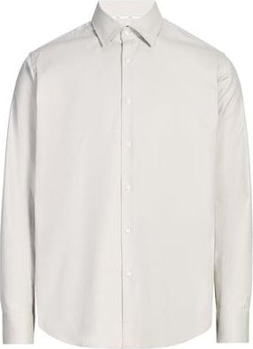 HUGO BOSS Baumwolle Jacquard rechtes Hemd gemischt - grün