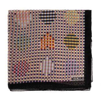 Moschino unisex, Accessoires, Multicolore, Taille: ONE Size Silk Scarf