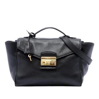 Prada Pre-owned Leder Satchel - - Pre-owned - Damen - Schwarzk - ONE SIZE