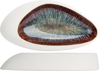 Cosy & Trendy Mauna Servierschale 24 cm - Schlichtes und stilvolles Design - Ideal f&uuml;r Salate, Vorspeisen und mehr - Porzellan - Klassisch - Schale