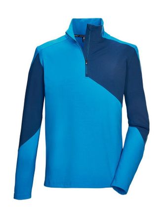 Killtec Langarmshirt KSW 59 MN FLX SHRT Funktionsshirt mit Stehkragen, Stretch, Rei&szlig;verschluss, Kinnschutz