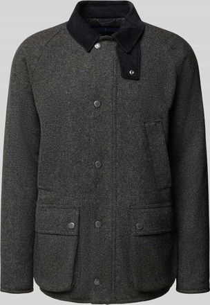 Barbour Regular Fit Wolljacke mit Cord-Besatz Modell BEDALE