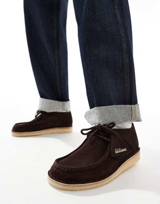 Clarks Desert Nomads - Schuhe aus Wildleder-Braun