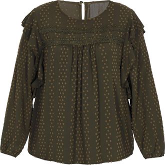 Usha Bluse in gro&szlig;en Gr&ouml;&szlig;en Frauen Gr&uuml;n