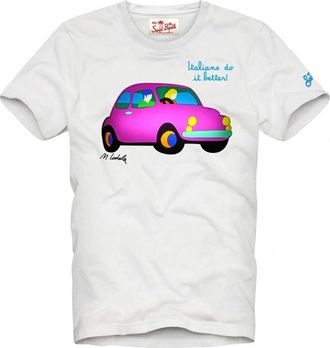 MC2 Saint Barth Homme, Tops, Blanc, Taille: 2XL T-Shirt