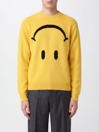 Moschino Rundhalspullover von aus reiner Schurwolle mit Grafikdruck