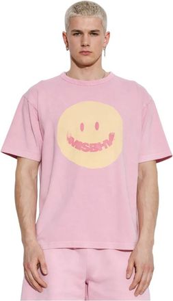 Misbhv Misbhv, Homme, Tops, Rose, Taille: XS T-Shirt Smile