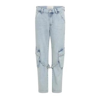 One Teaspoon Blaue Damenjeans im Cargo-Stil - - Jeans - Damen - Blau - W31