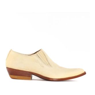 Sonora Beige Western-Style Wildleder Stiefeletten - - Shoes - Damen - Beige - 37 EU