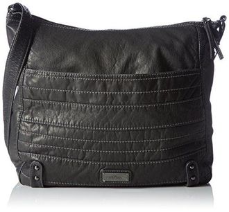 s.Oliver S.oliver (bags) 39.510.94.5020, Sacs portés épaule Femme - Noir (Black 9999), 32x29x11 cm (B x H x T)
