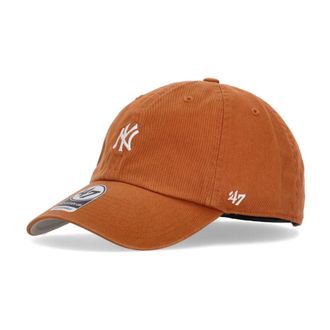 47 Brand Homme, Accessoires, Orange, Taille: ONE Size Casquette &agrave; Visi&egrave;re Courb&eacute;e Mlb Clean Up Neyyan