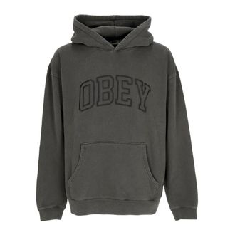 Obey Leichter Hoodie Pigment Pirate Black - - Sweatshirts & Hoodies - Herren - Grau - XL