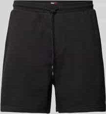 Tommy Jeans Regular Fit Sweatshorts aus Baumwoll-Mix