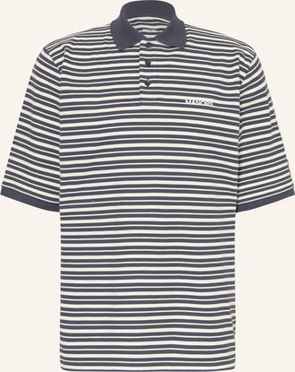Manors Manors Pique-Poloshirt G.O.A.T blau