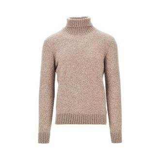 PIACENZA 1733 Cashmere-blend turtleneck sweater Man 48