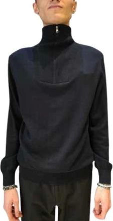 Baldessarini Homme, Pulls, Noir, Taille: M Troyer Zip-up Turtleneck