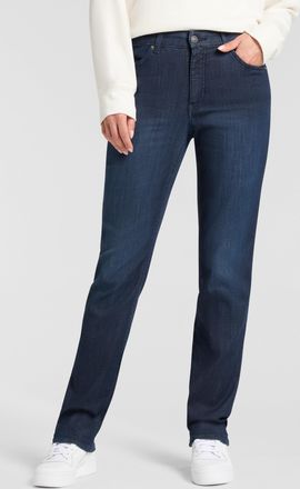 MAC Broeken Slim-fit-Jeans MAC MELANIE, Damen, Gr. 34, L&auml;nge 30, blau (basic used wash), Denim/Jeans, Obermaterial: 90% Baumwolle, 8% Polyester, 2% Elasthan, unif