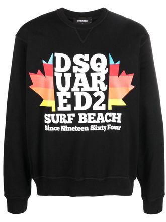 Dsquared2 sweat &agrave; imprim&eacute; graphique - Noir
