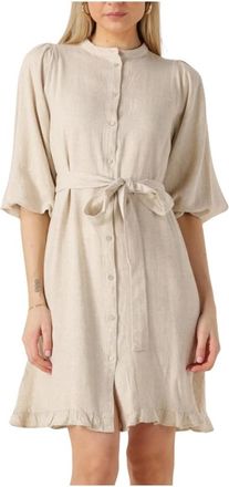 Notre-V Damen, Kleider, Beige, LGr&ouml;&szlig;e