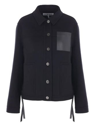 Loewe veste boutonn&eacute;e &agrave; poches multiples - Noir