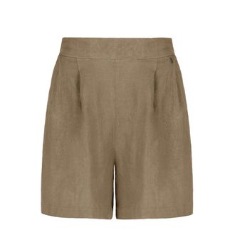 Bomboogie Femme, Shorts, Brun, Taille: 42 FR Wide-fit Linen Shorts