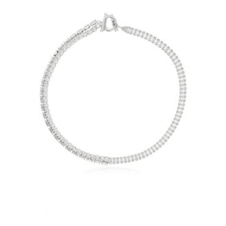 Ferragamo Kristall-Halskette - - Accessories - Damen - Grau - ONE SIZE