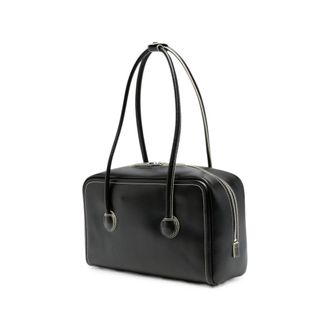 Margesherwood Calf Leather Shoulder Bag - Black