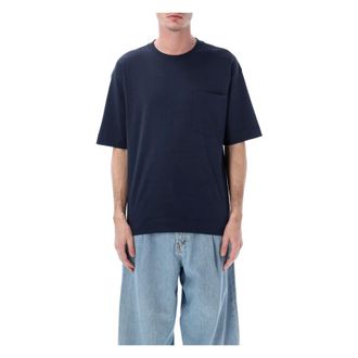 Dries Van Noten Homme, Tops, Bleu, Taille: L T-shirt ras du cou