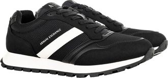 A|X Armani Exchange Low-Top Sneaker - SNEAKER DROP MICROSUEDE 1er Pack - Gr. 41 (EU) - in Schwarz - f&uuml;r Damen