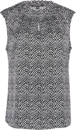Comma Blusentop Bluse Satin-Bluse mit Raffung