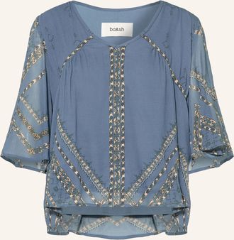 BA&SH Ba&Sh Blusenshirt Placido Mit 3/4-Arm blau