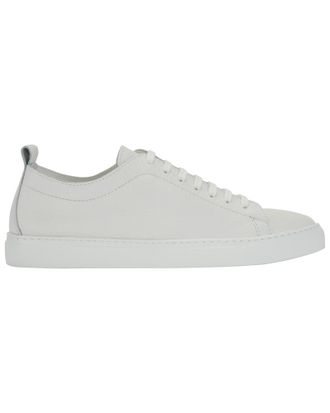 Tom Rusborg Low Top-Sneaker aus genarbtem Leder in