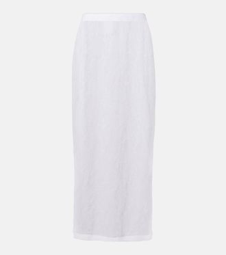 Wardrobe.NYC Midirock aus Spitze