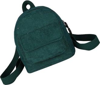 Generic Cartable en velours côtelé | Sac à dos décole en velours côtelé 19 x 9 x 19 cm pour étudiants | Sac dordinateur portable à la mode, sac décole léger p