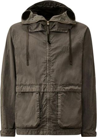 C.P. Company C.p. Company, Homme, Sport, Gris, Taille: XL 50 Fili Wax Explorer Jacket